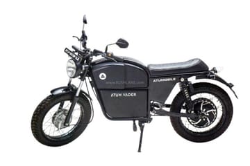 Atum Vader Cafe Racer Electric Bike Launched With 100 Km Range, Priced ...