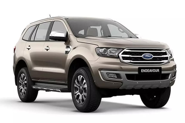 Endeavour Colours | Ford Endeavour Colours available in India 2022