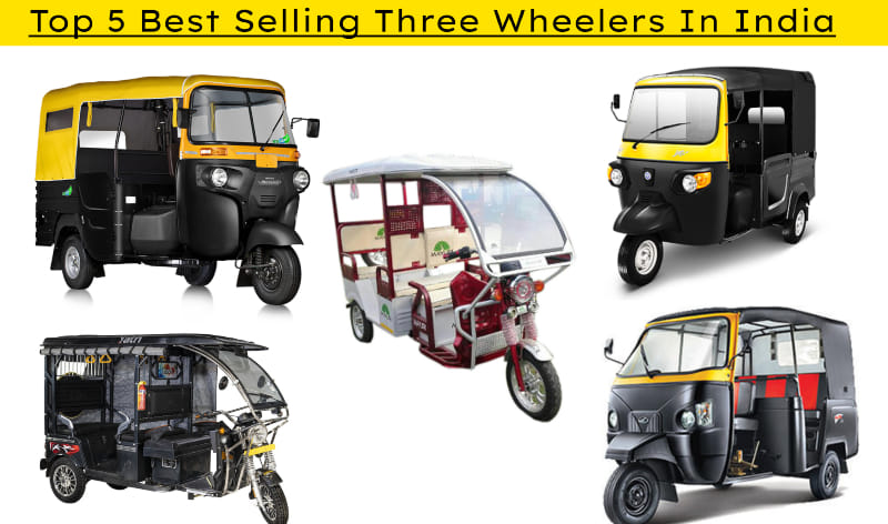 Check Out Top 5 Best Selling Three Wheelers In India