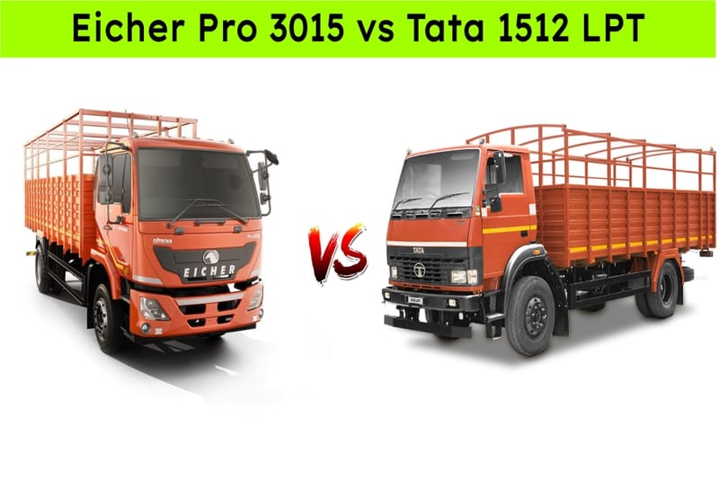 Eicher Pro 3015 vs Tata 1512 LPT Spec Comparison