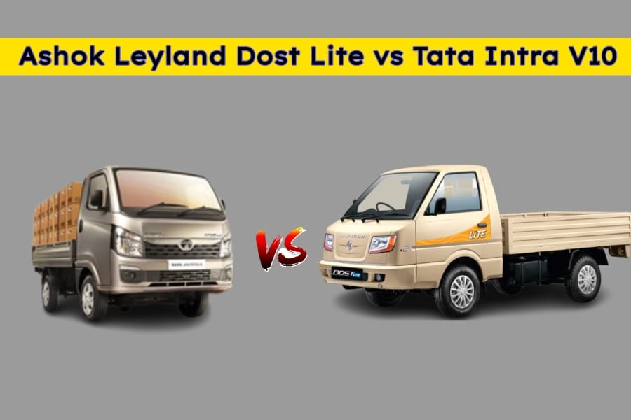 Here's Ashok Leyland Dost Lite vs Tata Intra V10 Spec Comparison