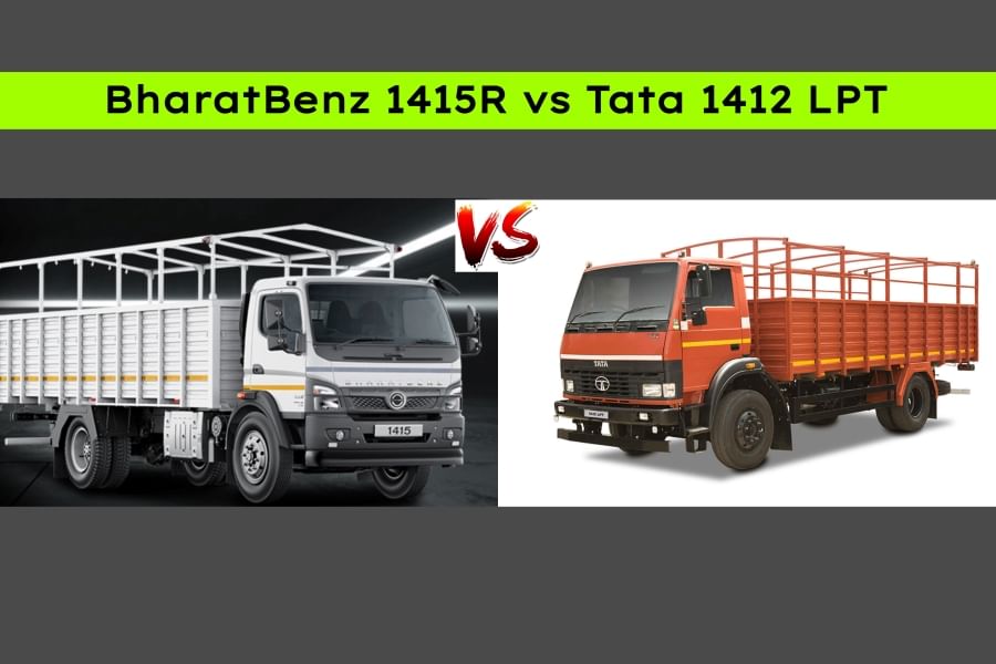 Check Out BharatBenz 1415R vs Tata 1412 LPT Spec Comparison