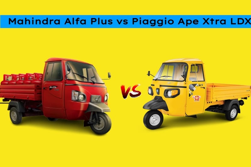 Mahindra Alfa Plus vs Piaggio Ape Xtra LDX Spec Comparison