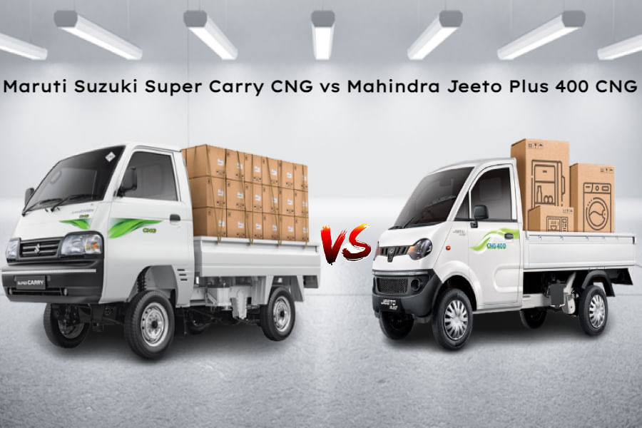 Maruti Suzuki Super Carry CNG vs Mahindra Jeeto Plus 400 CNG