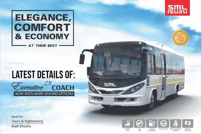 SML Isuzu (Swaraj Mazda) Executive LX Coach With Inline 4-Cylinder ...