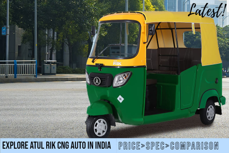 Check Out ATUL RIK CNG Auto Rickshaw With Semi-Digital Instrument ...