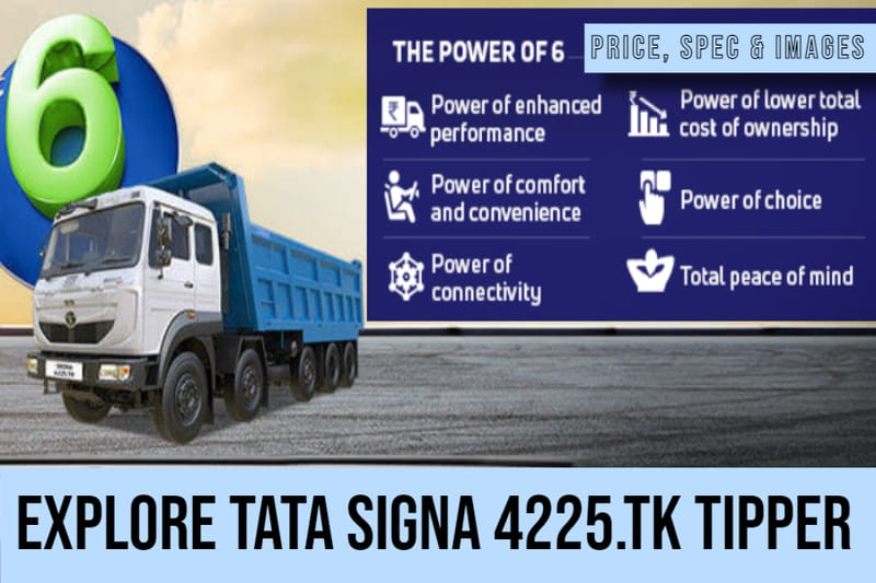 Tata Signa 4225.TK Tipper Truck With Cummins ISBe 6.7L Engine, 3-Mode ...