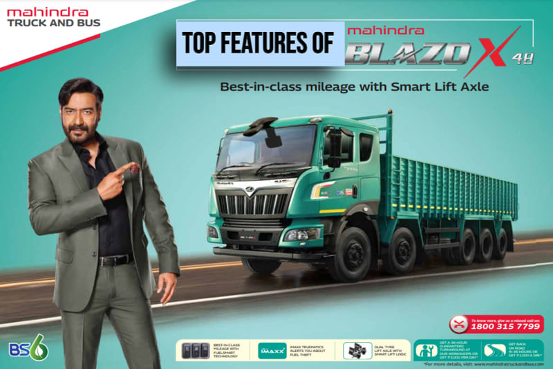 Top Features Of Mahindra Blazo X 48 BS6 Truck In India With Advanced ...