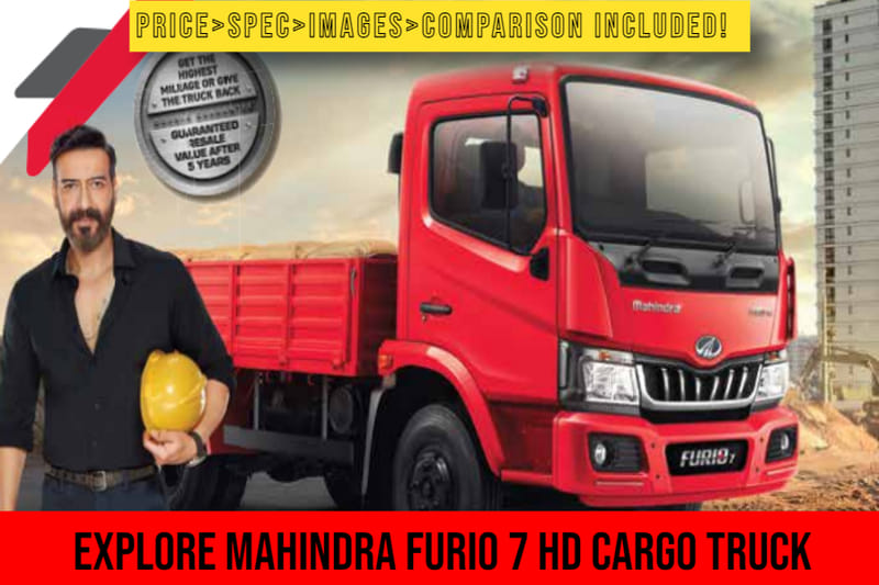 Mahindra Furio 7 HD Cargo Truck With Proven mDI Tech 4-Cylinder 3.5 ...