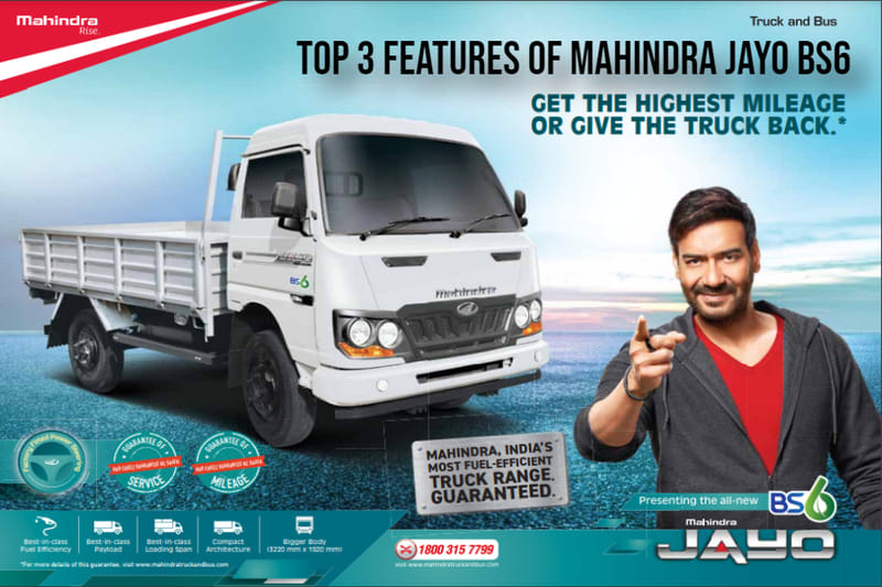Top 3 Features Of Mahindra Jayo BS6 Commercial Vehicle With Highest ...
