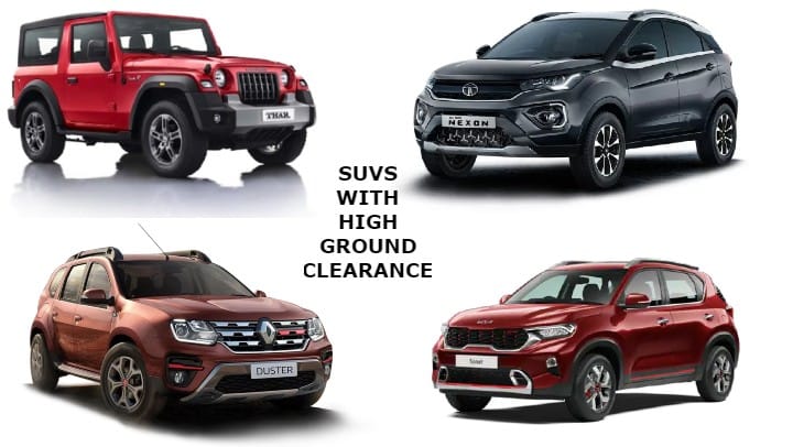 Definite List of Top 10 Highest Ground Clearance SUVs in India