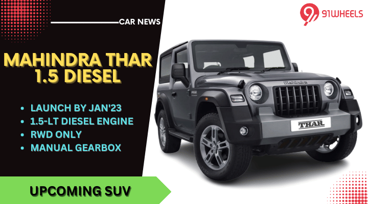 What are the top competitors of Mahindra Thar-Thar| 91wheels.com