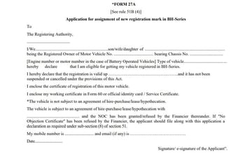 How To Get BH Registration Plates for Old Cars And Bikes