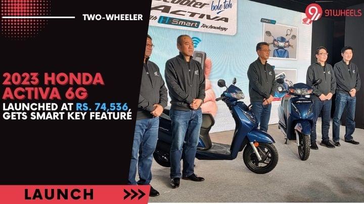Honda Activa 6G H Smart price, specs, features @91Wheels