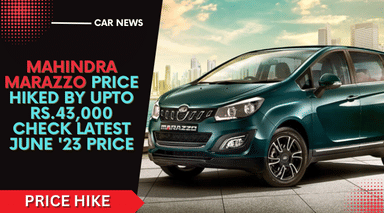 Mahindra Marazzo Price 2025 | Car Images, Reviews, Mileage