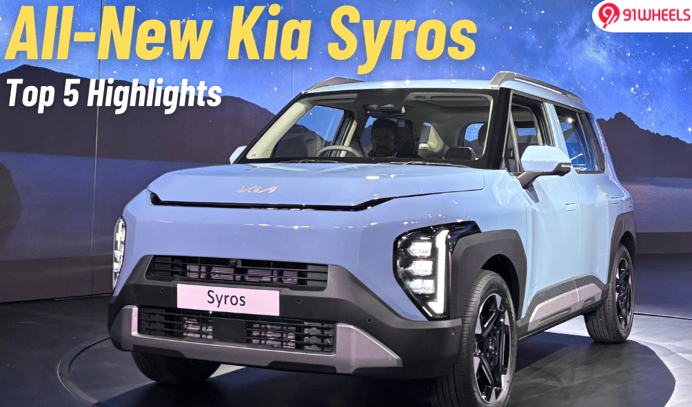 All-New Kia Syros Top Highlights: Engine Options, Features, & More