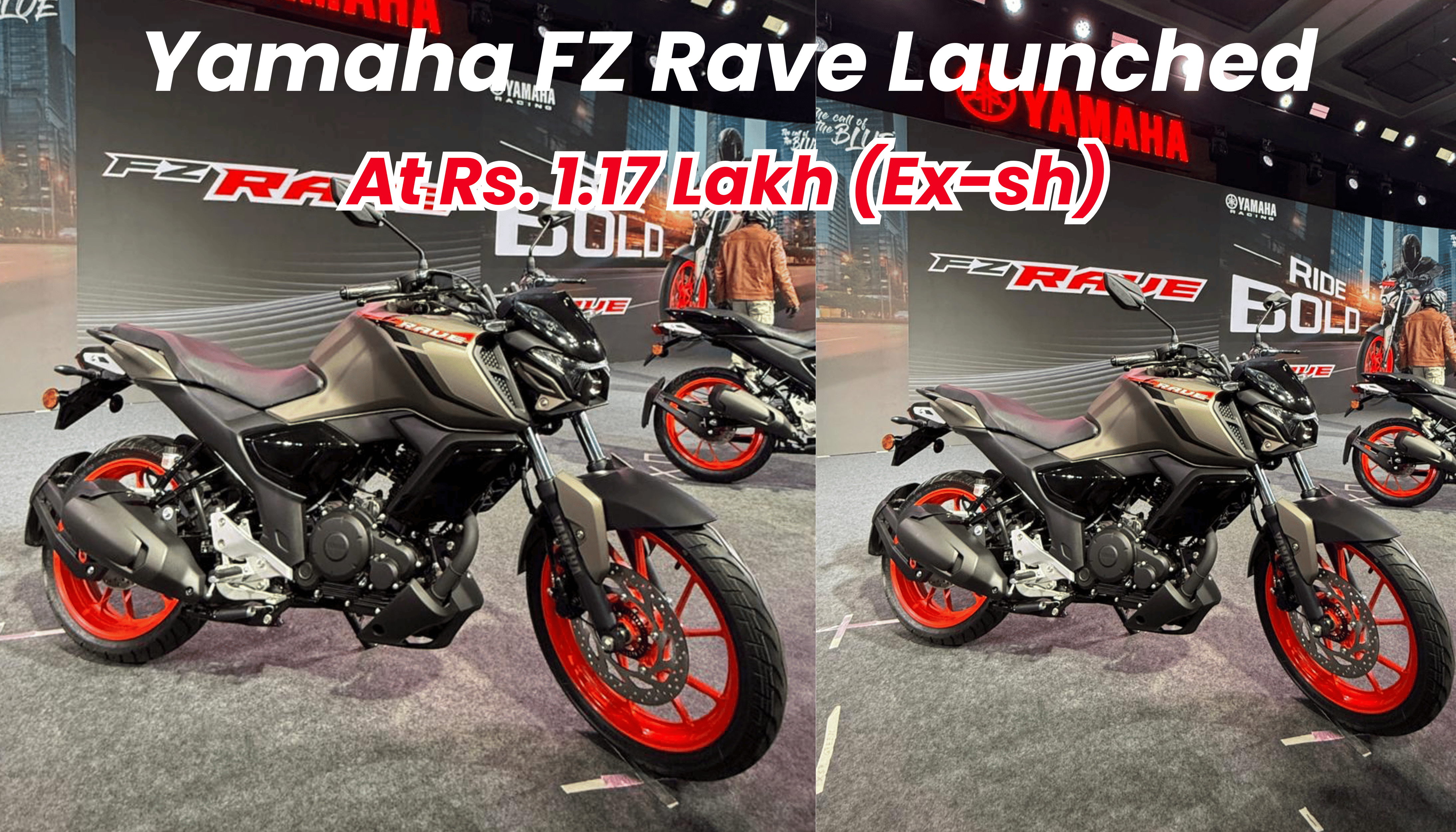 Yamaha FZ Rave Launched At Rs. 1.17 Lakh (Ex-sh): Check Details