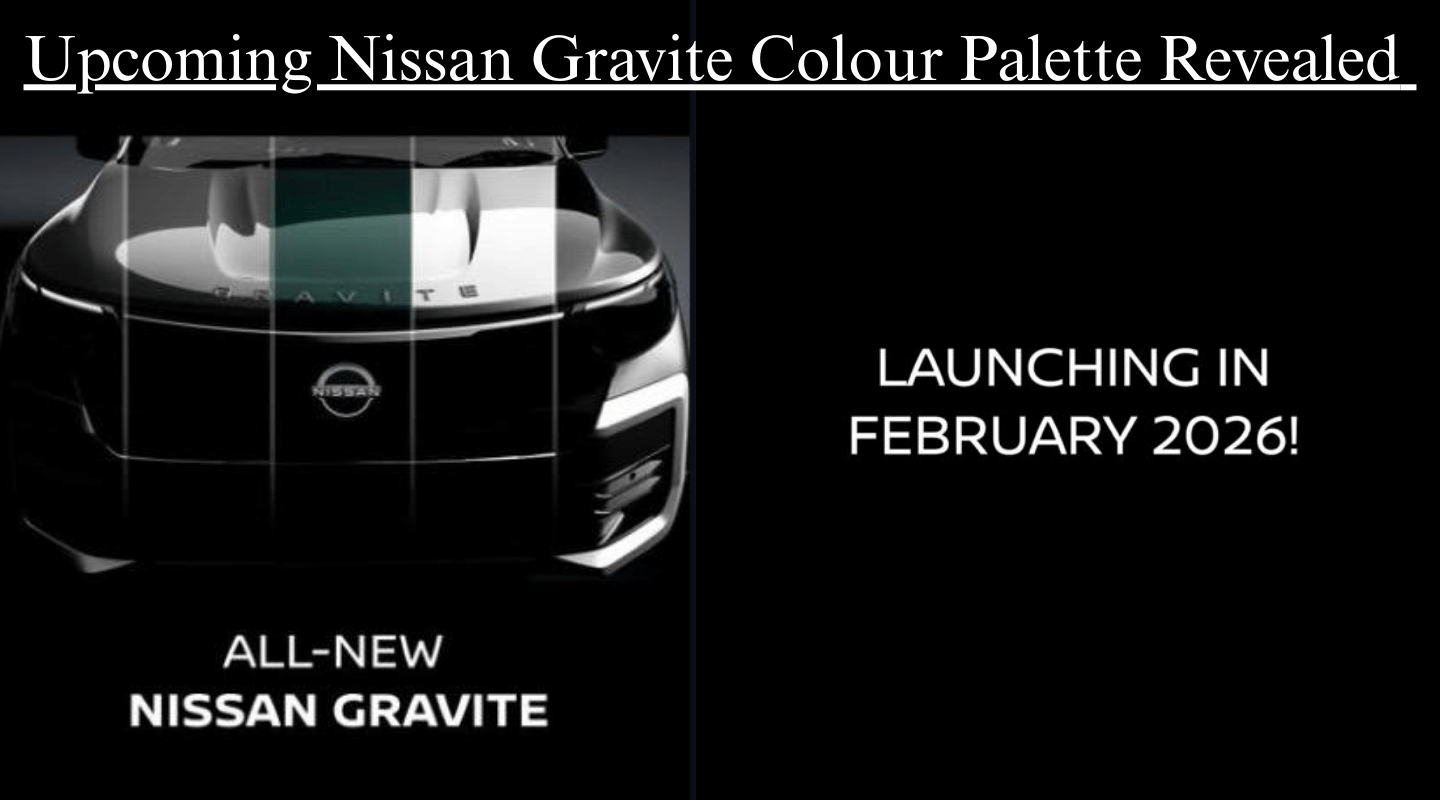 Upcoming Nissan Gravite Colour Palette Revealed